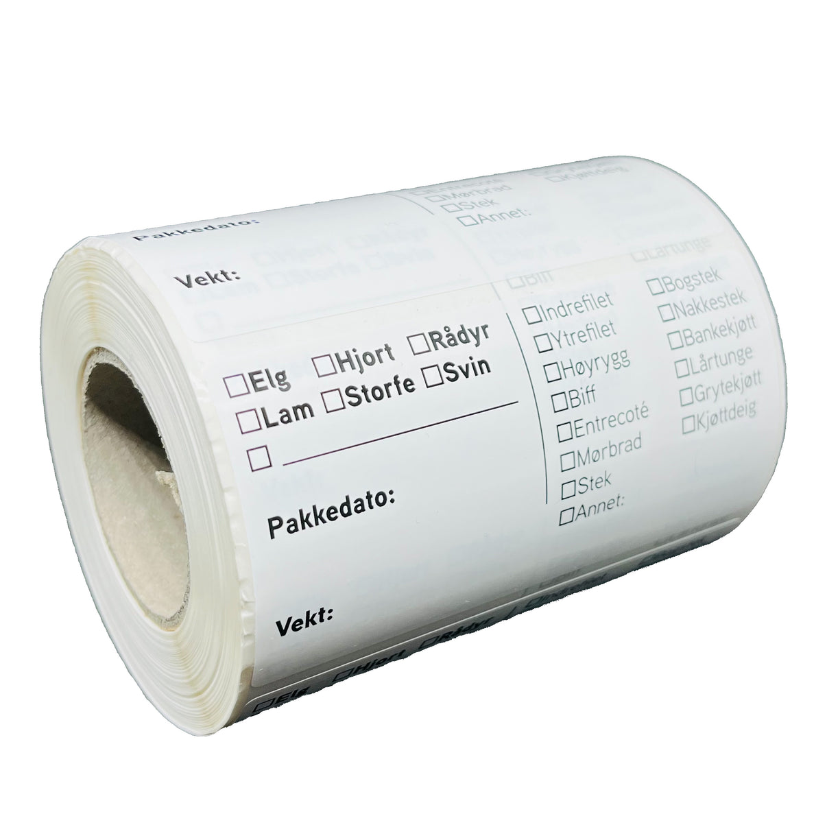 Klistremerker for merking av kjøtt – Podkart